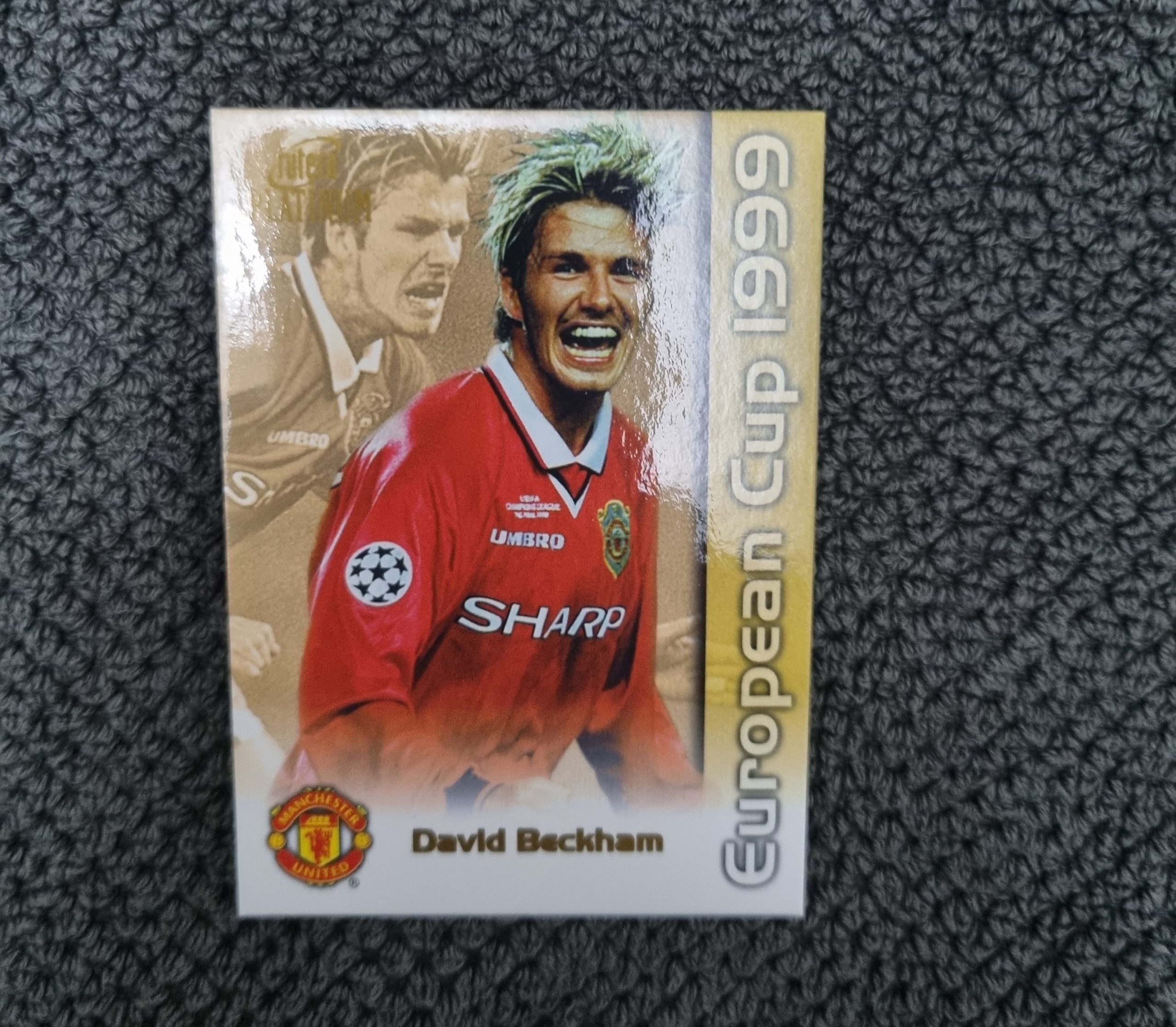 DAVID BECKHAM MAN UTD TRADING CARD – Elite Autographs